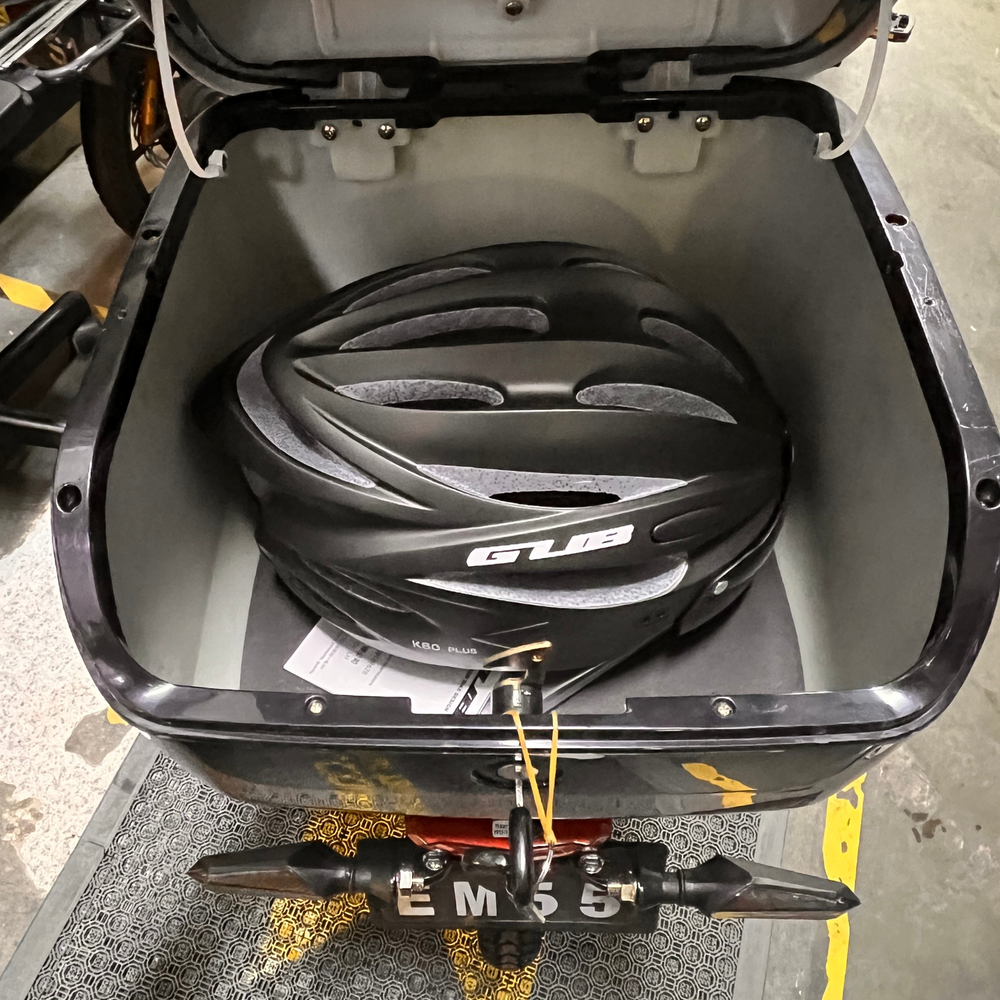 36L E-Bike Rear Box Motorcycle Storage Box Trunk Waterproof for Food D